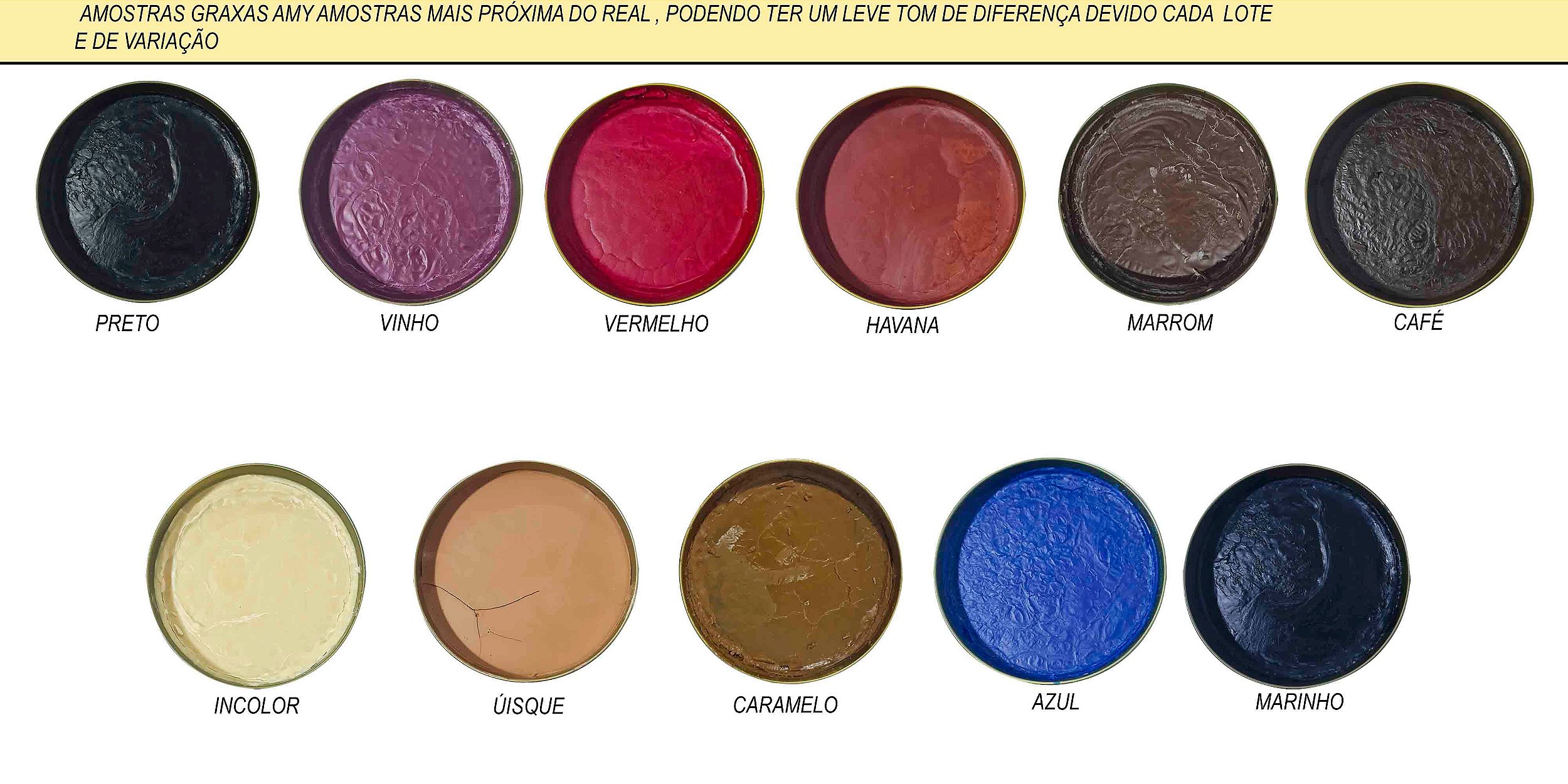 graxa para sapatos amy 140g - generalcouros