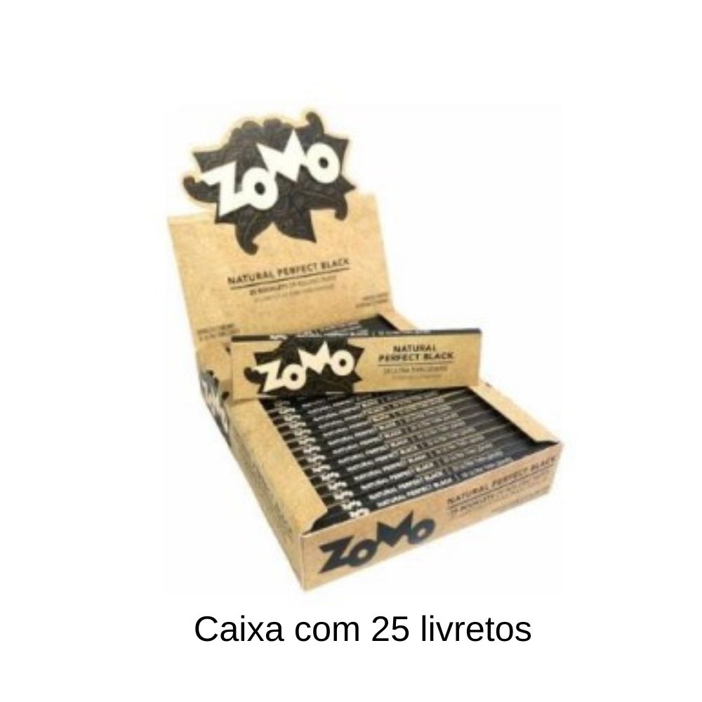 Papel Bolador Seda Zomo Brown King Size - Pacote Com 25 Livretos ...