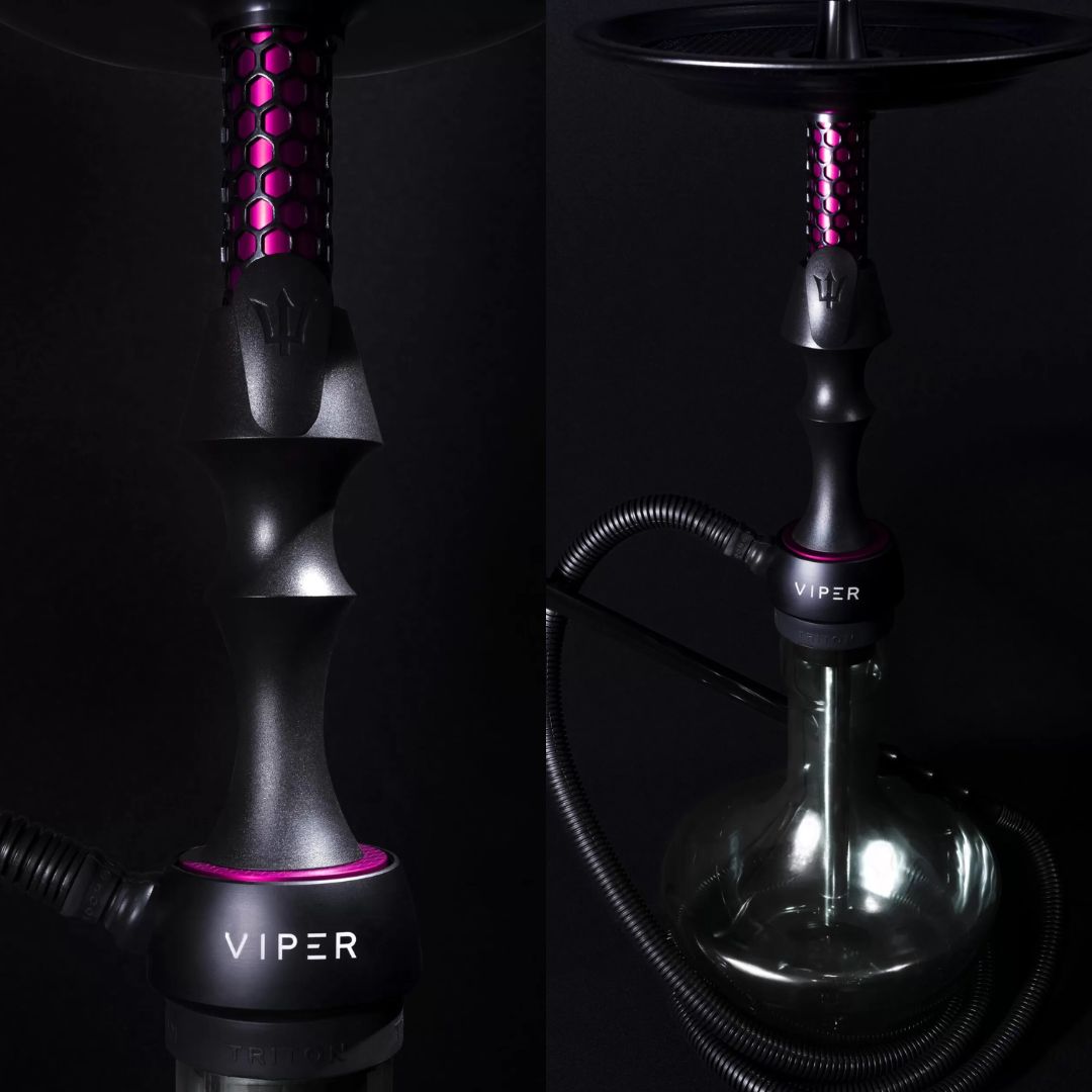 Narguile Triton Viper Completo Rosa - Triton Viper - Black Tiger ...