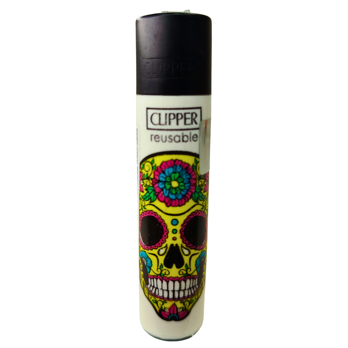 Isqueiro Clipper Caveira Mexicana Grande Original - Tabacaria Black ...
