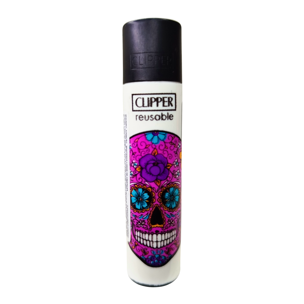 Isqueiro Clipper Caveira Mexicana Grande Original - Tabacaria Black ...