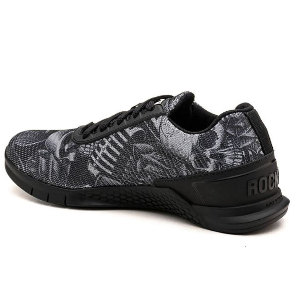 Tênis Rock Fit Grip 3 Song Cinza Sola Preta Cross Training - NOTREINO ...