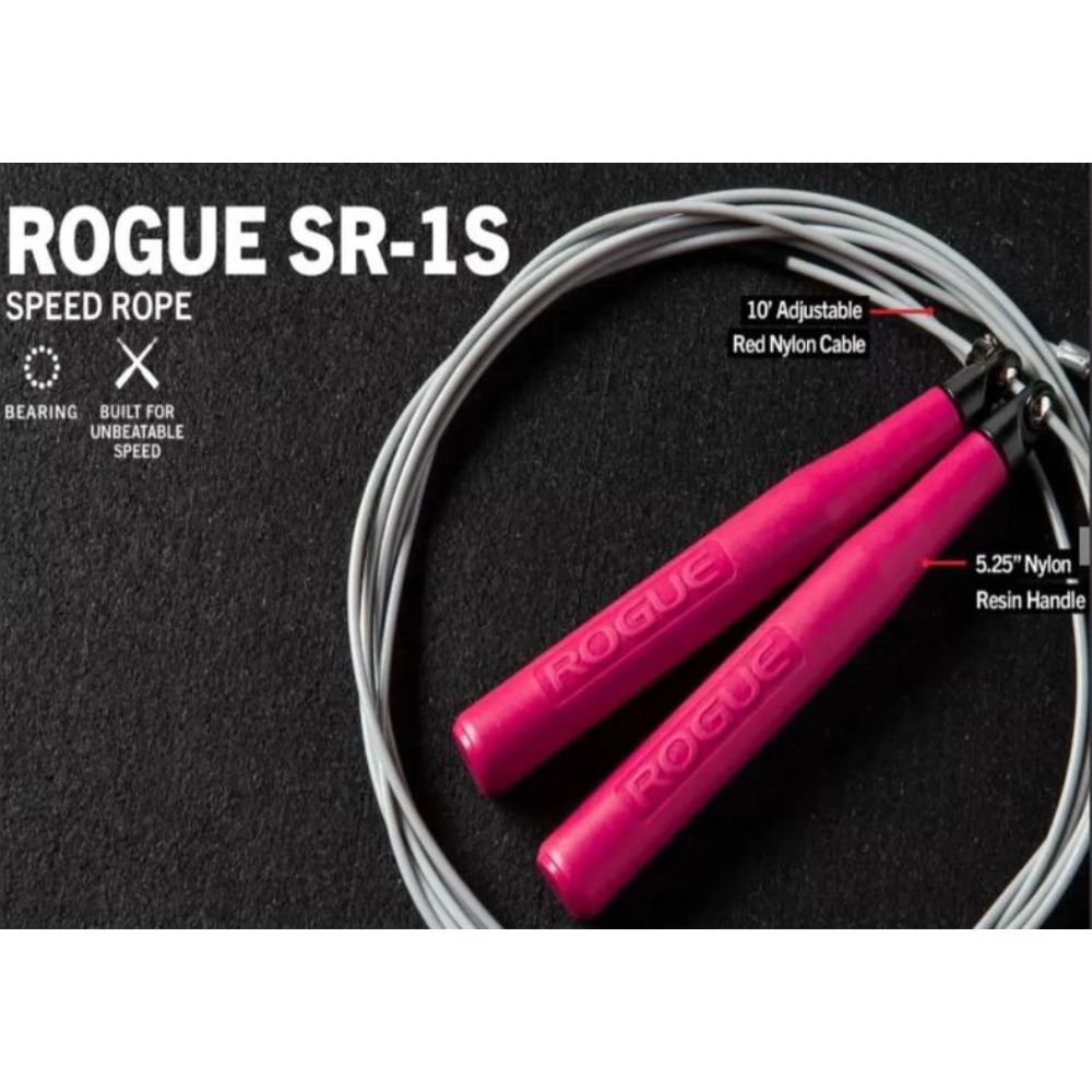 Corda Pular Speed Rope Rogue Sr1s Pink Cross Training - NOTREINO ...