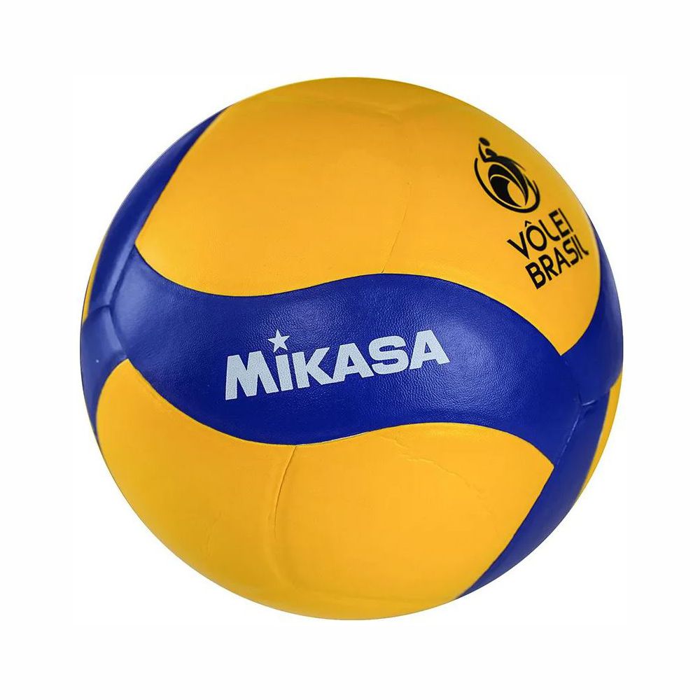 Bola Voleibol Mikasa Modelo V390W Padrão FIVB Amarelo / Azul - NOTREINO ...