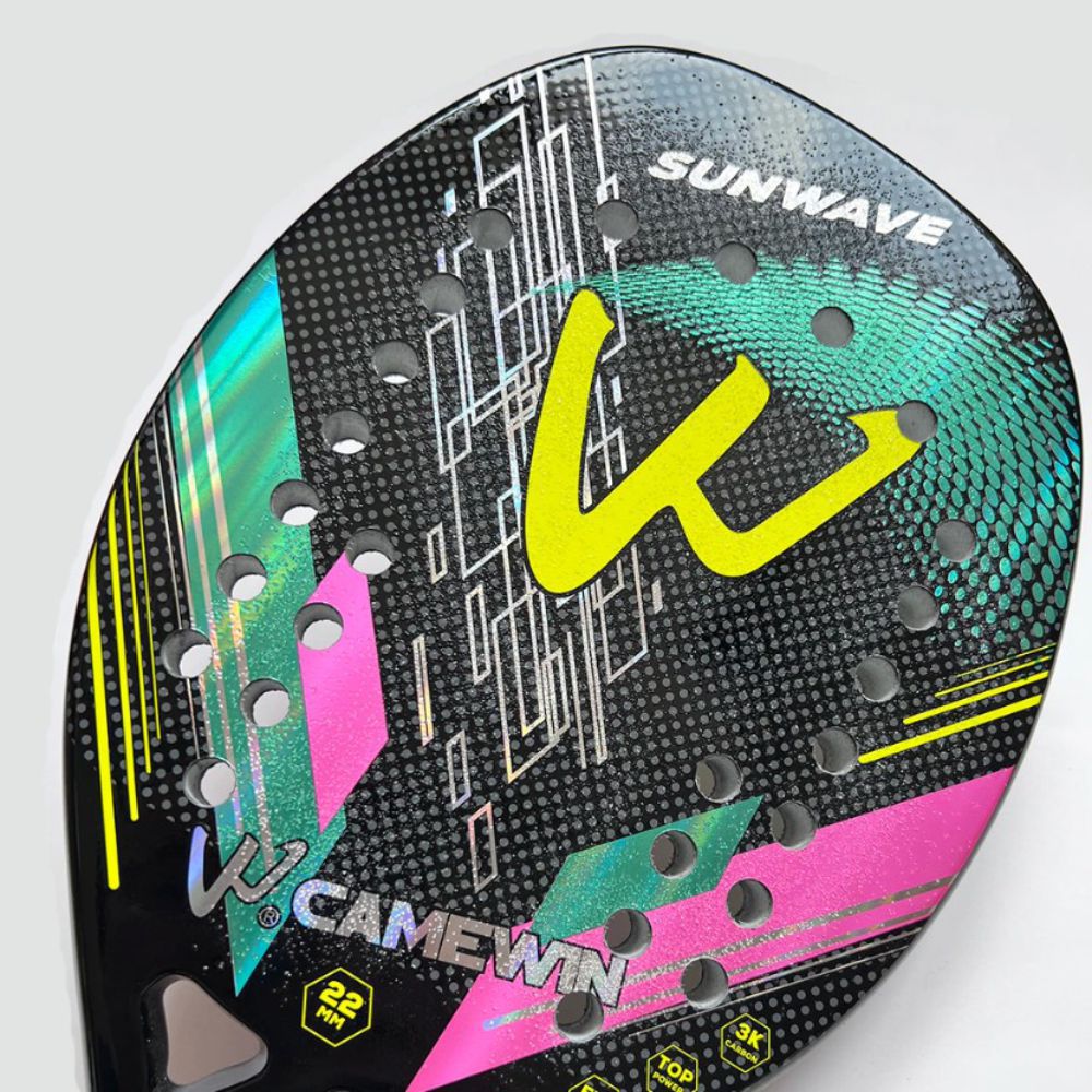 Raquete Beach Tennis Tenis Camewin Carbono 3k Sunwave - NOTREINO – Produtos Oficiais - Loja Virtual