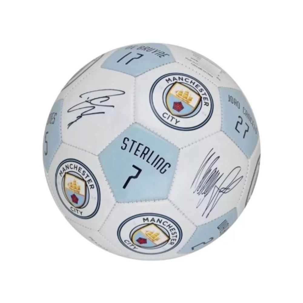 Bola Futebol Clube Manchester City Assinaturas Jogadores - NOTREINO ...
