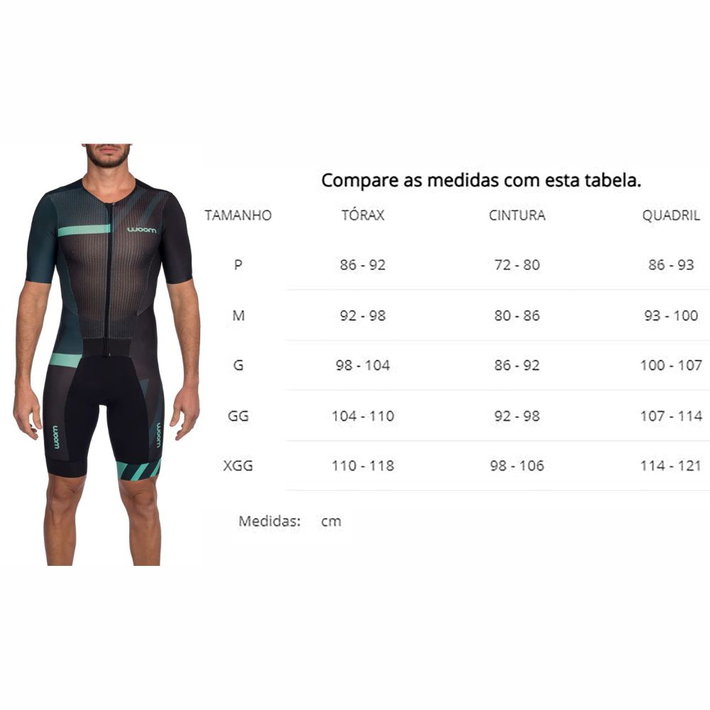 Macaquinho Triathlon Com Manga 140 Sharp Masculino Woom - NOTREINO – Produtos Oficiais - Loja ...