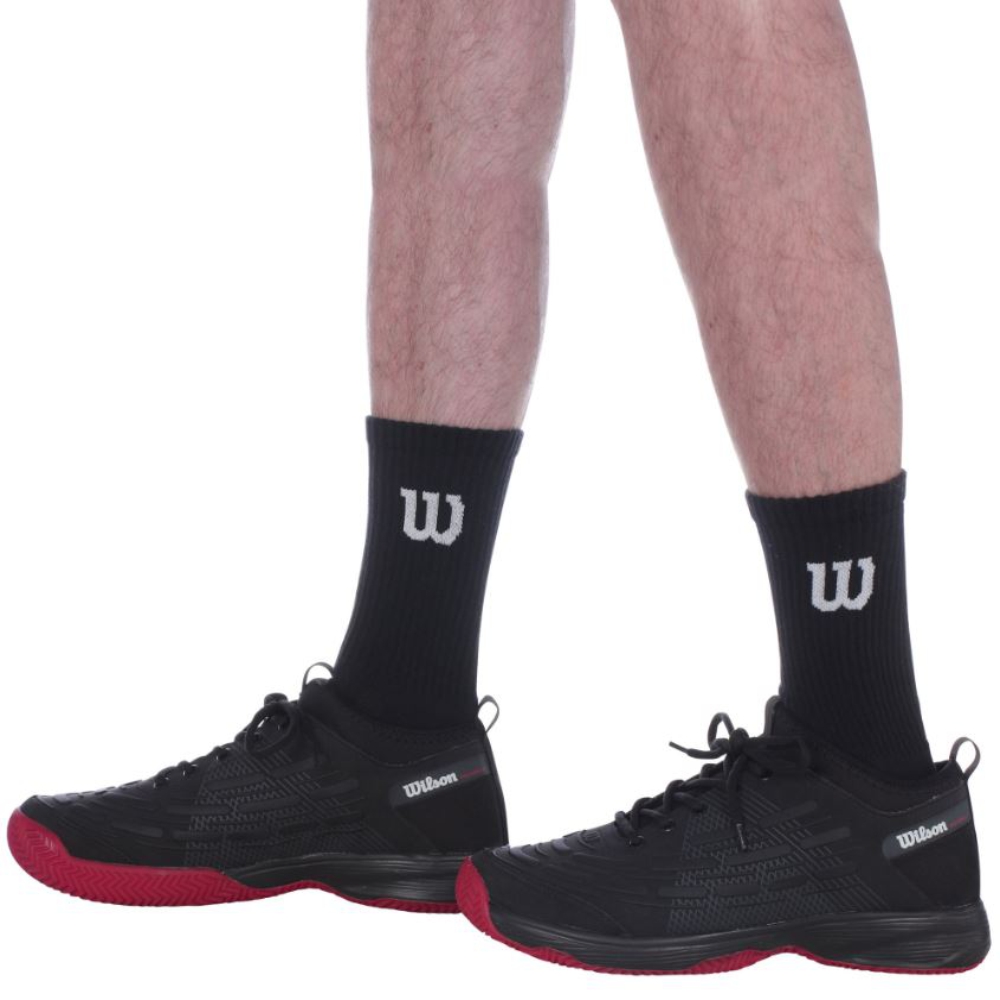 Tênis Esportivo Wilson Pro Open 2.0 Clay Court Preto Verm. - NOTREINO ...