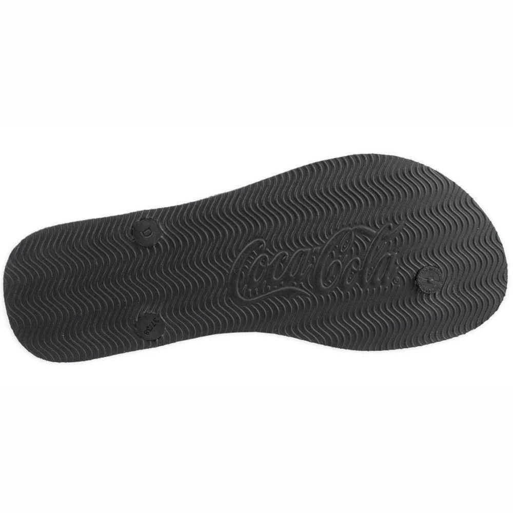 Chinelo Coca Cola Shoes Sandal Way Fem. Preto Confortável - NOTREINO ...