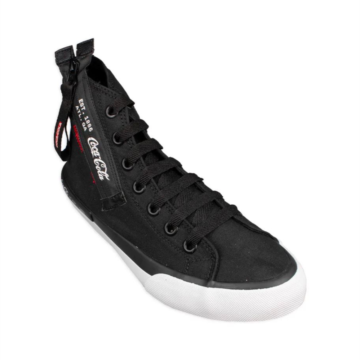 Tênis Coca Cola Shoes Atlanta Hype Zipper Feminino Preto - NOTREINO ...