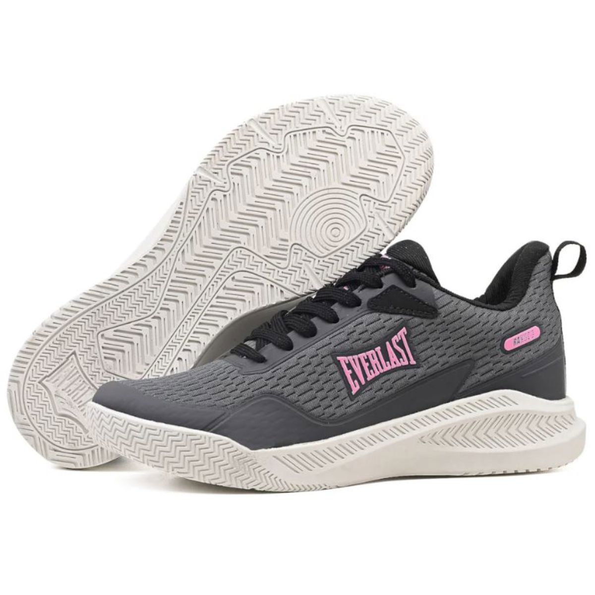 Tênis Everlast Range 3 Feminino Cinza Rosa - NOTREINO – Produtos ...