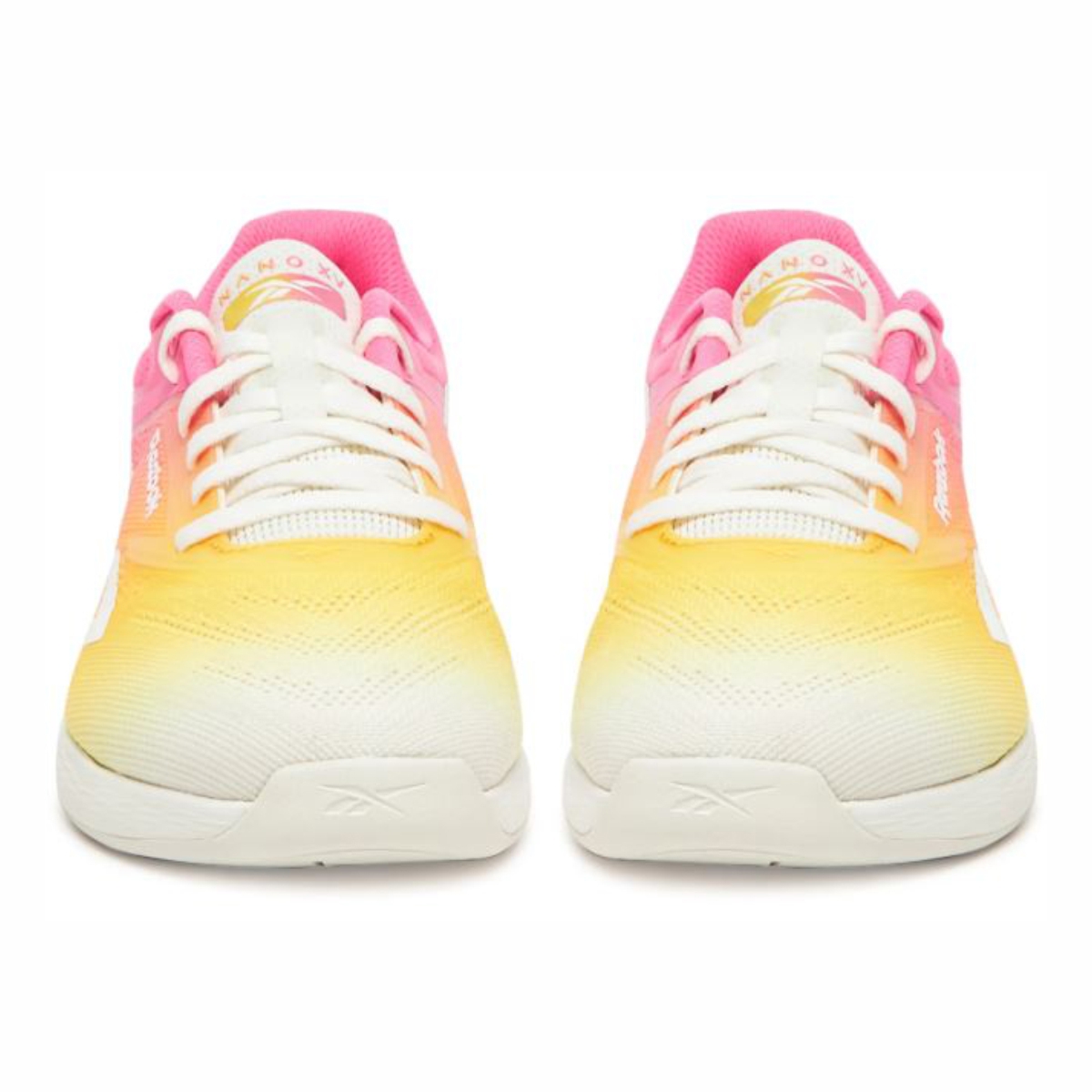 Tênis Reebok Nano X5 Feminino Rosa Amarelo Treinos Cross - NOTREINO ...
