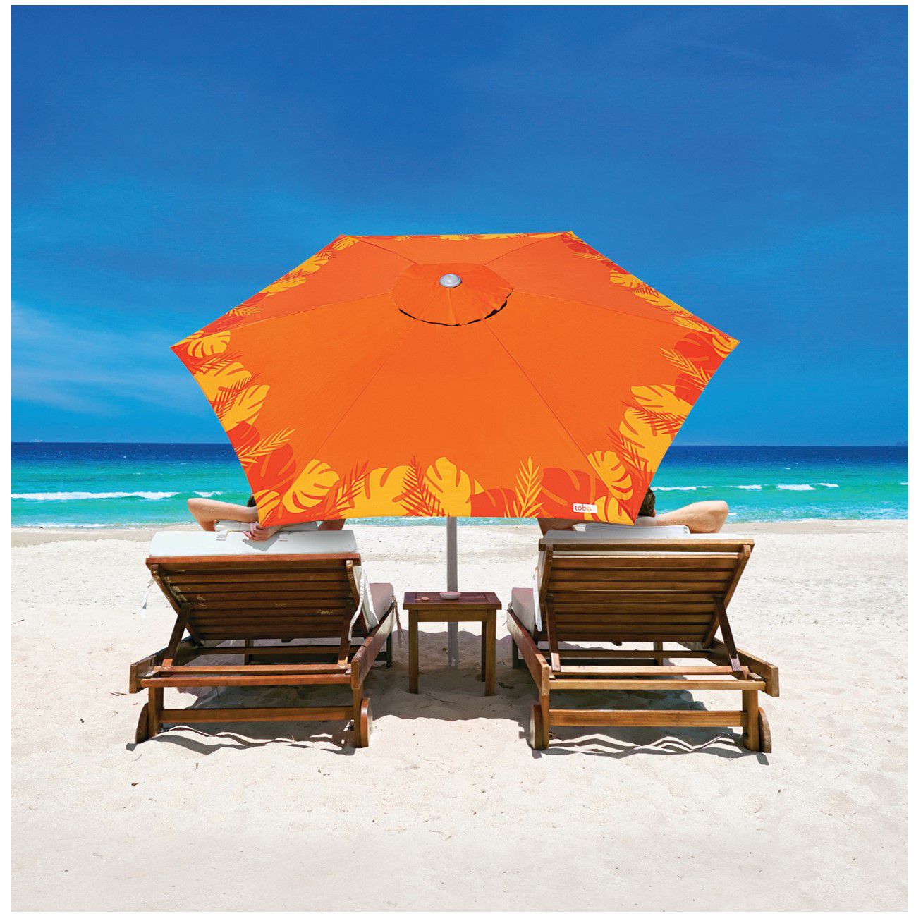 Kit Ombrelone Guarda Sol 2,4m Sombreiro Alumínio Malibu Laranja Com ...