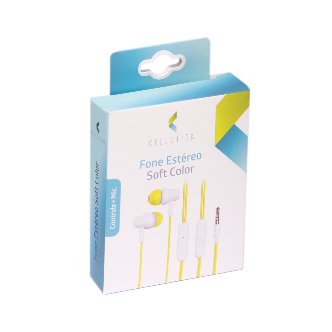 Fone de Ouvido Soft Colors - Cellution Eletronics