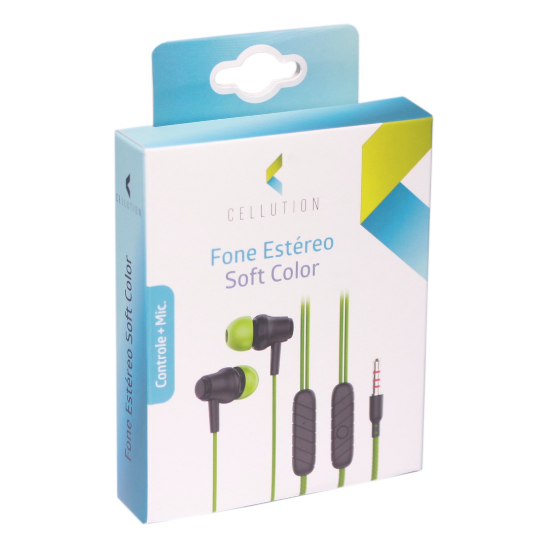 Fone de Ouvido Soft Colors - Cellution Eletronics
