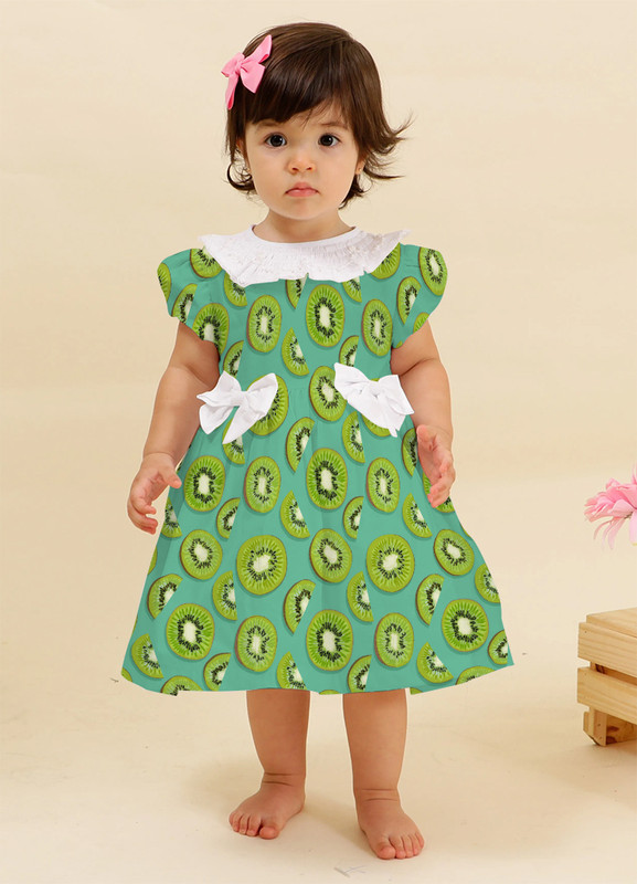 Tecido Bember Estampa Digital Kiwi Fundo Verde | Web Estampas - Web ...