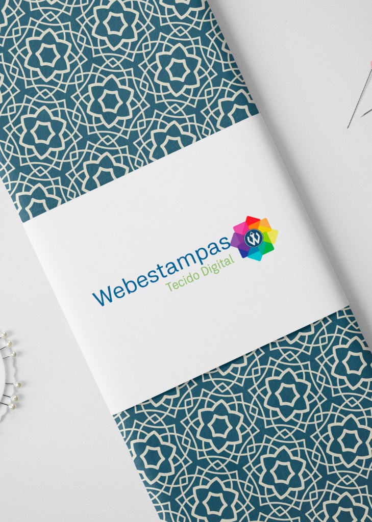 Tecido Micropercal Estampa Digital Arabesco Floral Fundo Marinho | Web ...