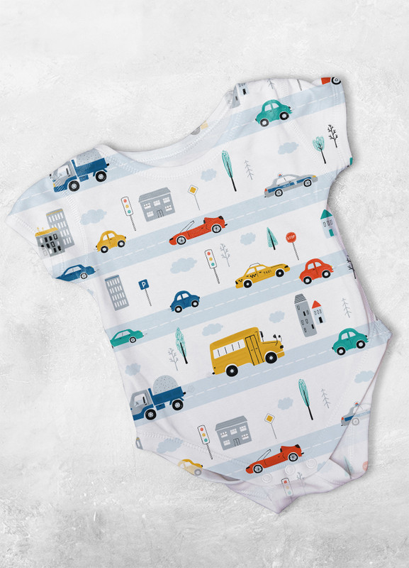 Tecido Malha Poliflex Poliéster Elastano Estampa Digital Veículos Fundo Branco | Web Estampas ...