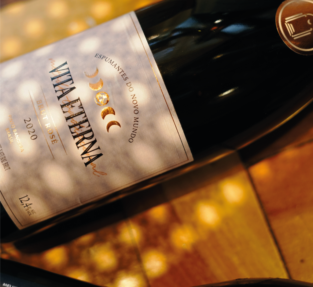 Vita Eterna Brut Rosé | Champenoise|Pinot Merlot |12 Meses | Cainelli ...