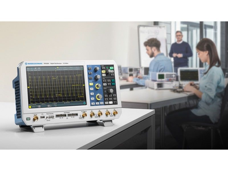 Rohde & Schwarz RTB2002 – Osciloscópio de 70 MHz, 2 canais, Tela de 10 ...