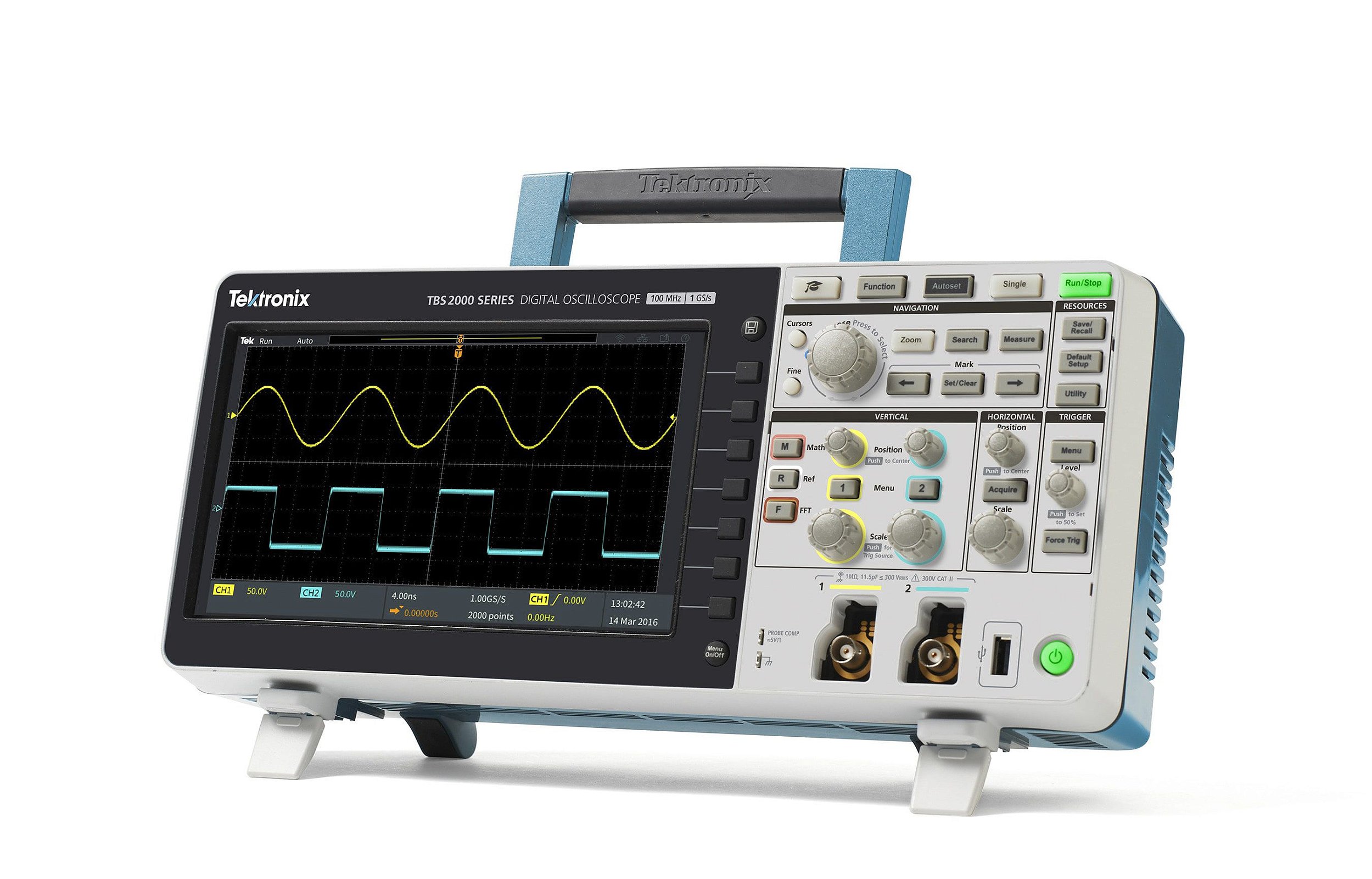 Tektronix TBS2102B - Osciloscópio de 100MHz, 2 canais, 5M de memória e ...
