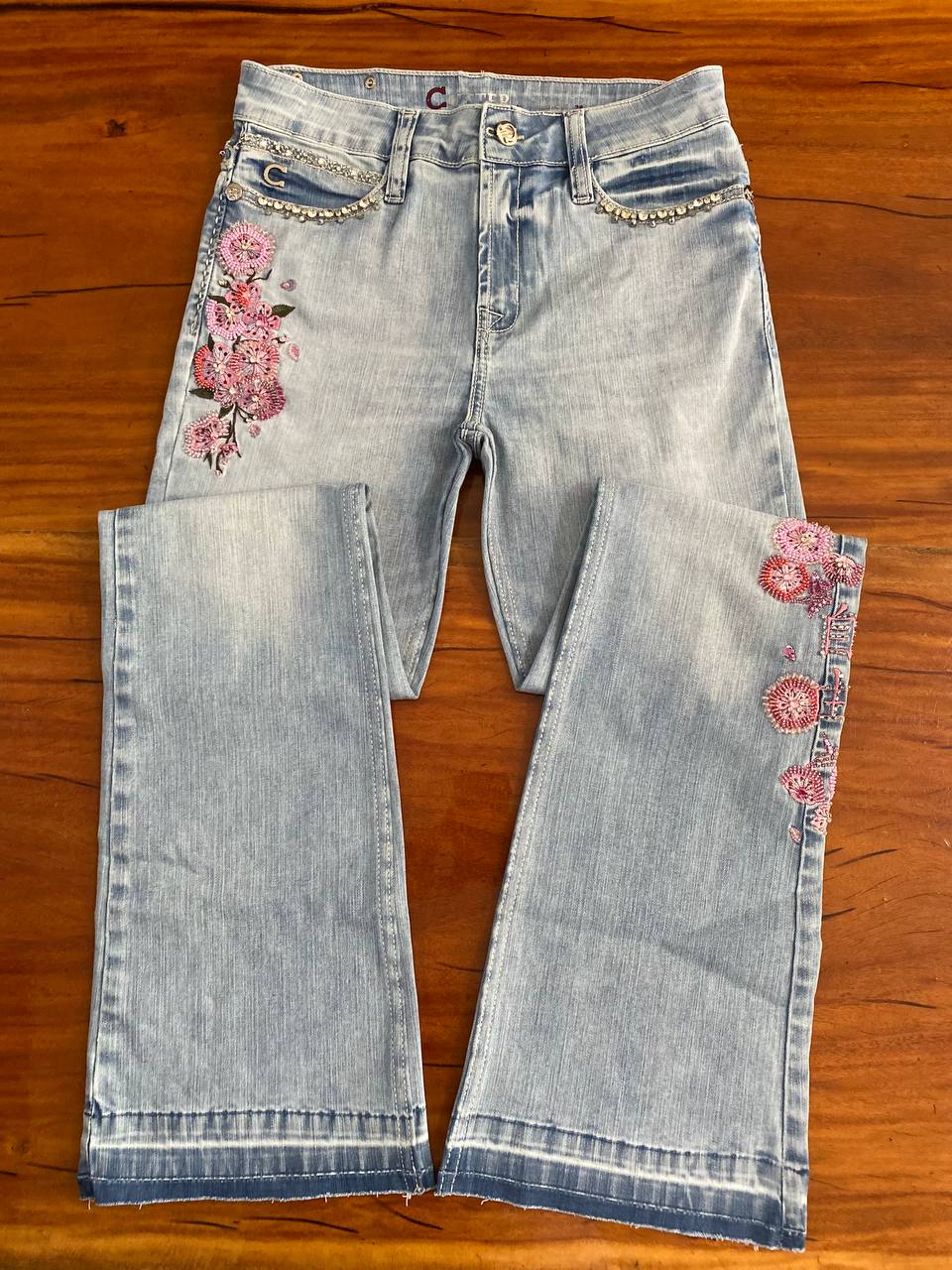 Calça Cutter Boot Cut Nancy Fame - Texas Indian