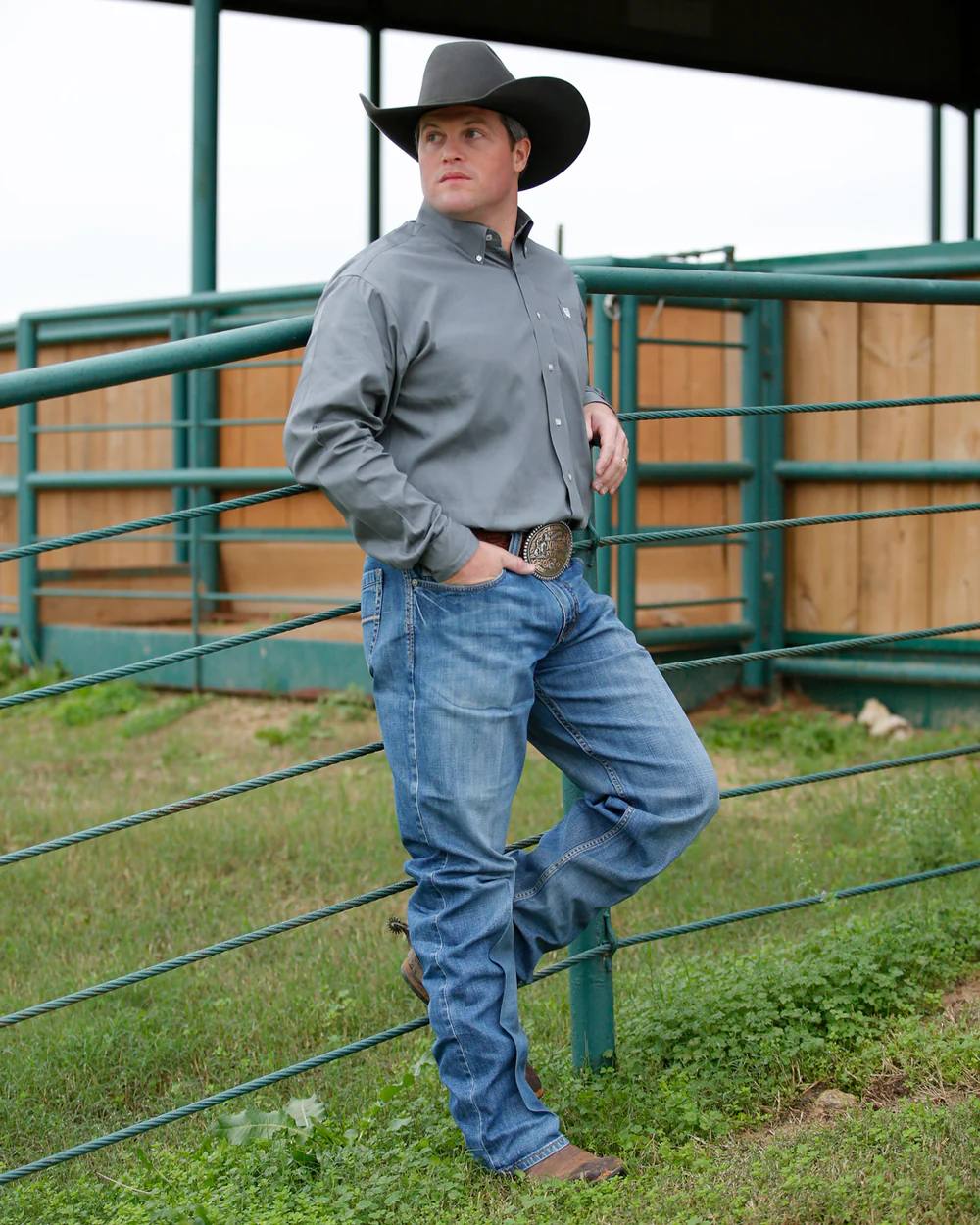Camisa Cinch Manga Longa MTW1104238 - Texas Indian
