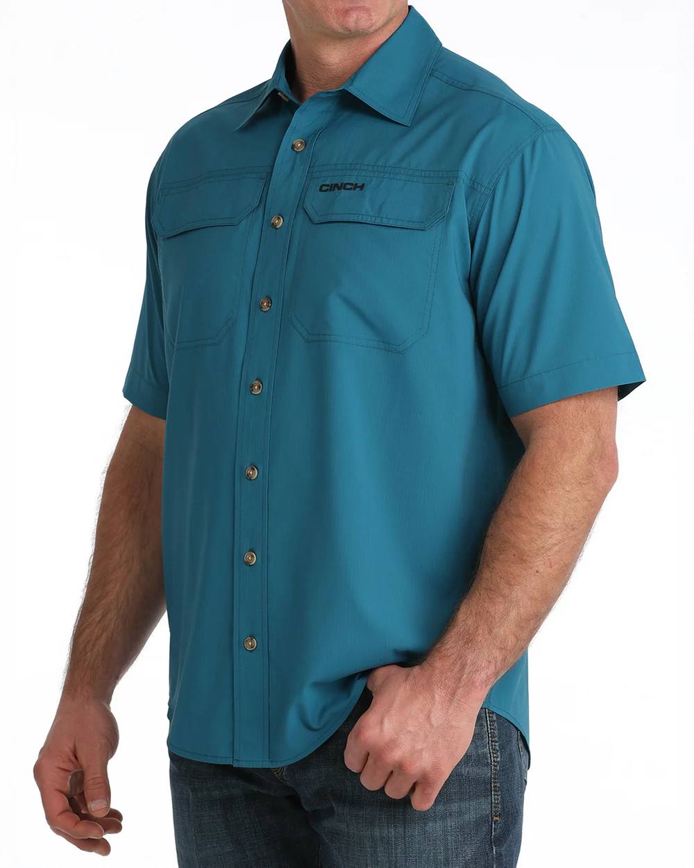Camisa Cinch Manga Curta MTW1723004 - Texas Indian