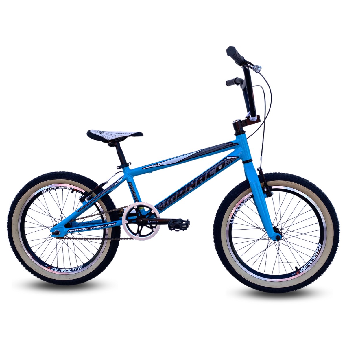 Bicicleta Mônaco Cross Ride 2022 aro 20 Reforçada - Azul - Bicicletaria ...