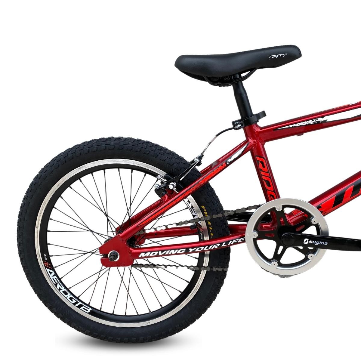 Bicicleta Mônaco Cross Ride 2022 aro 20 Reforçada - Vermelho ...