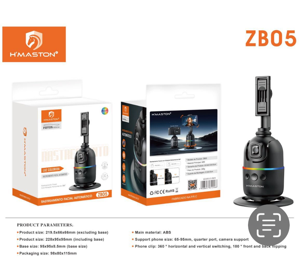 Suporte com rastreamento facial inteligente - MEGA Brasil eletrônicos