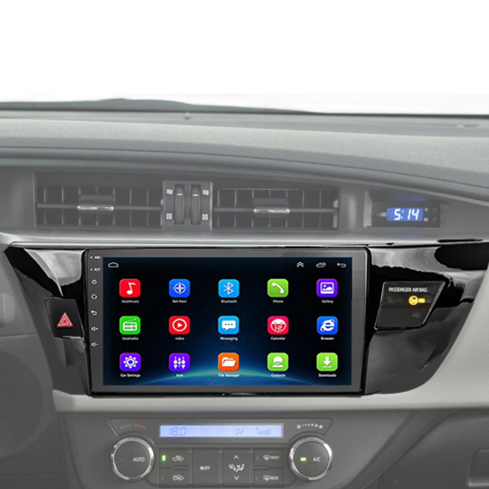 Kit Multimídia Android 9" Toyota Corolla 2015-2017 GPS TV Online - Ecarshop