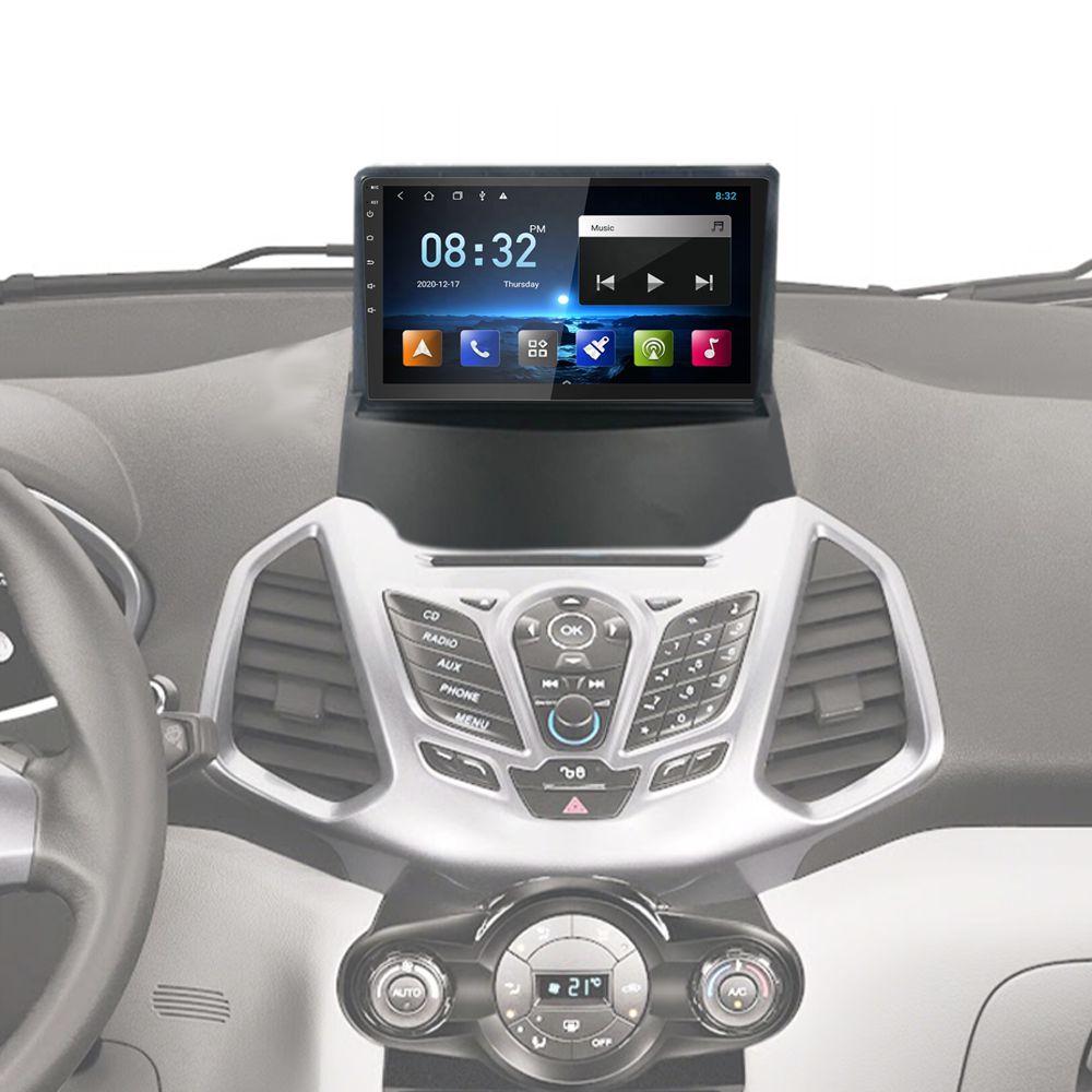 Kit Central Multimídia Android Ecosport 2013 2014 2015 2016 2017 9 Polegadas Tv Online GPS ...