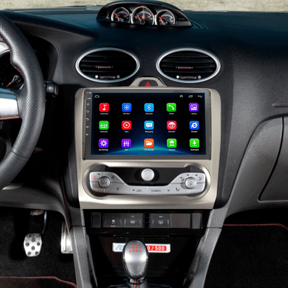 Kit Central Multimídia Android Ford Focus 2009 2010 2013 Tela 9 - Ecarshop