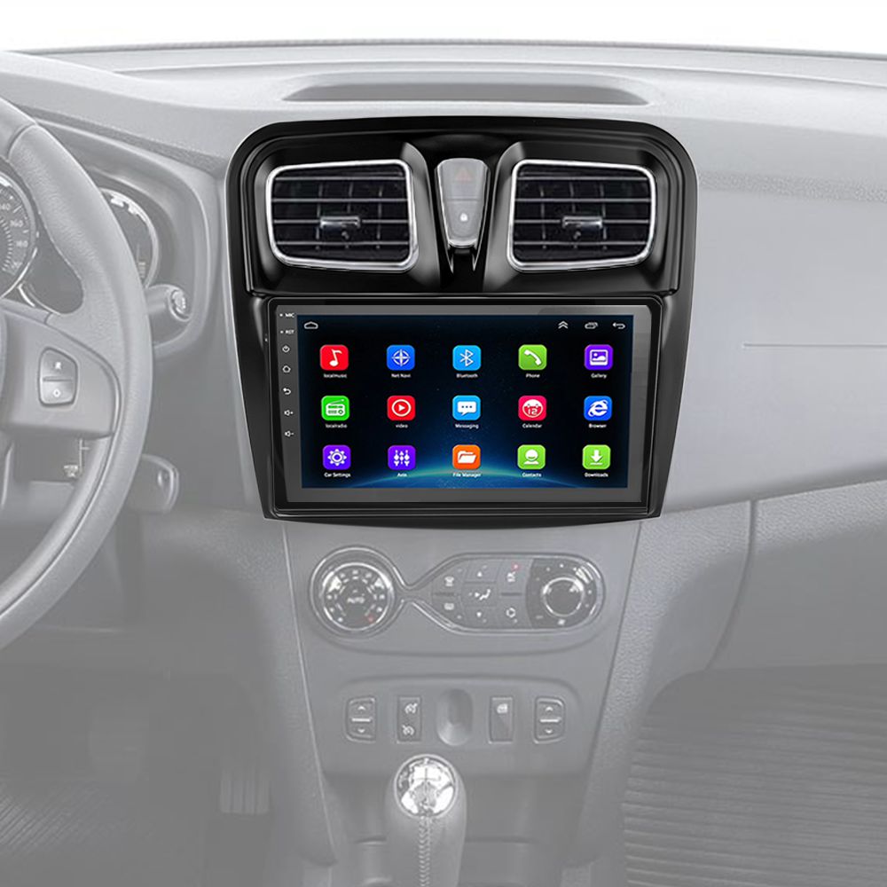 Kit Central Multimídia Android 9" Renault Sandero Logan 2015-2021 - Ecarshop