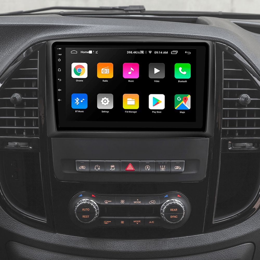 Kit Multimídia Mercedes Vito 2015 a 2017 Tela 9 Polegadas GPS - Ecarshop