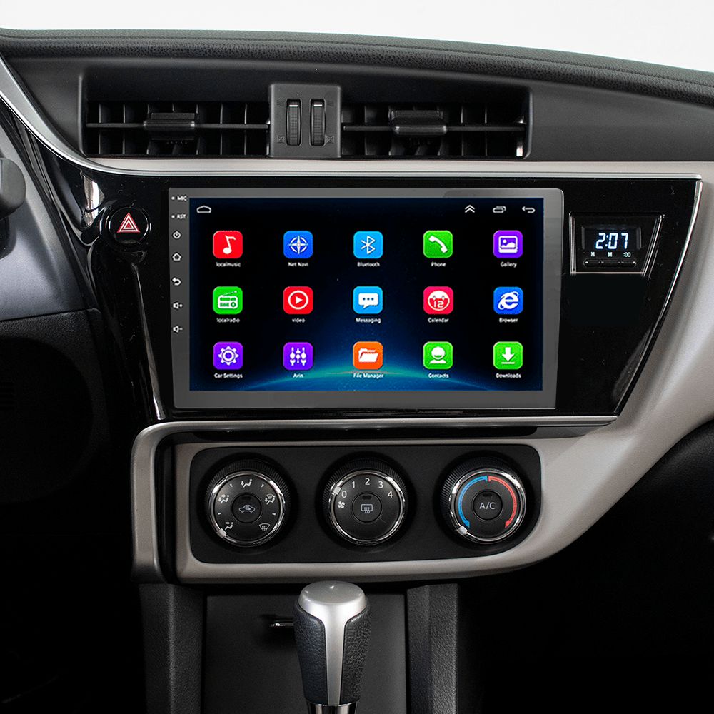 Moldura Painel Toyota Corolla 2018-2019 10 Polegadas Multimídia - Ecarshop