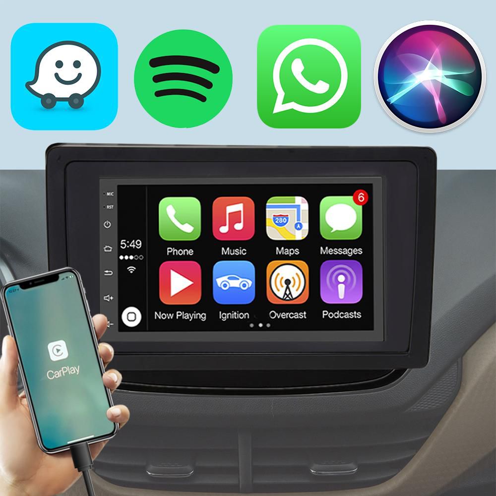Kit Multimídia Android Onix 2020-2024 7" Apple CarPlay GPS TV Online - Ecarshop