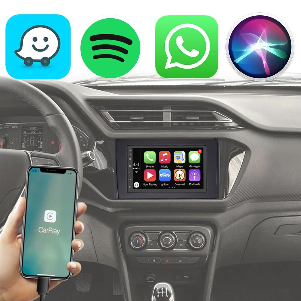 Kit Central Multimídia Android Auto Chery Tiggo 2 2019-2022 - 7" HD - Ecarshop