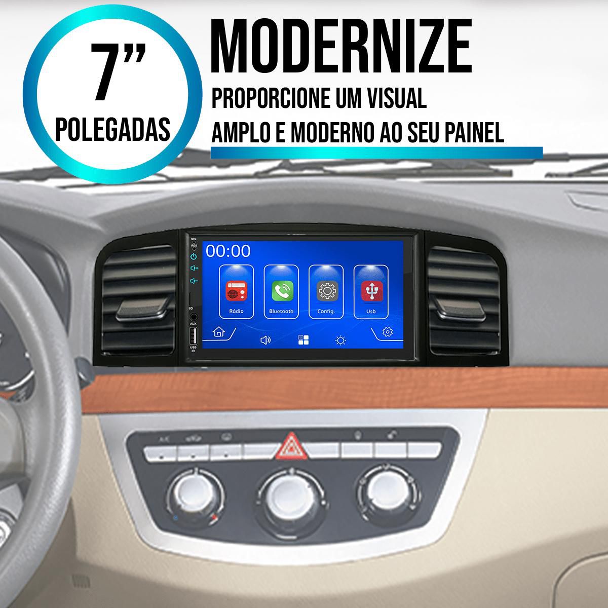 MP5 7 Polegadas CarPlay Android Auto Lifan 620 2010 2012 + Câmera ...
