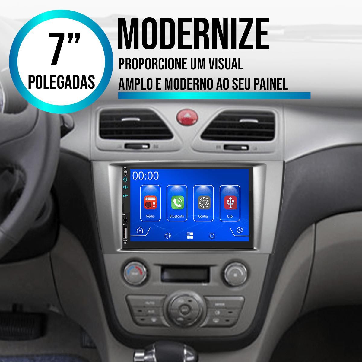 Kit Multimídia JAC J5 7" MP5 Carplay Android-Auto | 2012-2014 - Ecarshop