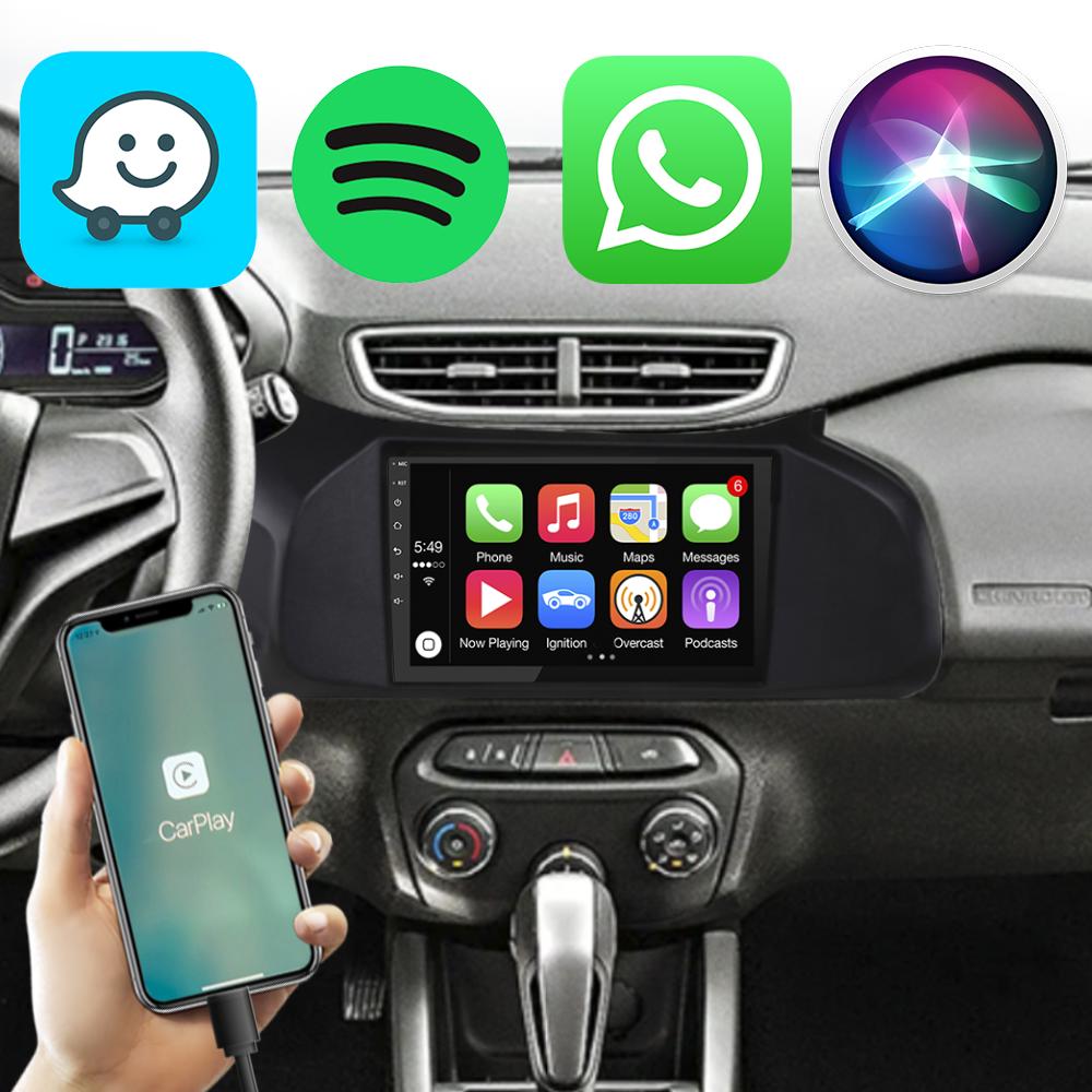 Kit Multimídia Android 9" Polegadas 2/32GB Onix Prisma 2013-2019 - Ecarshop