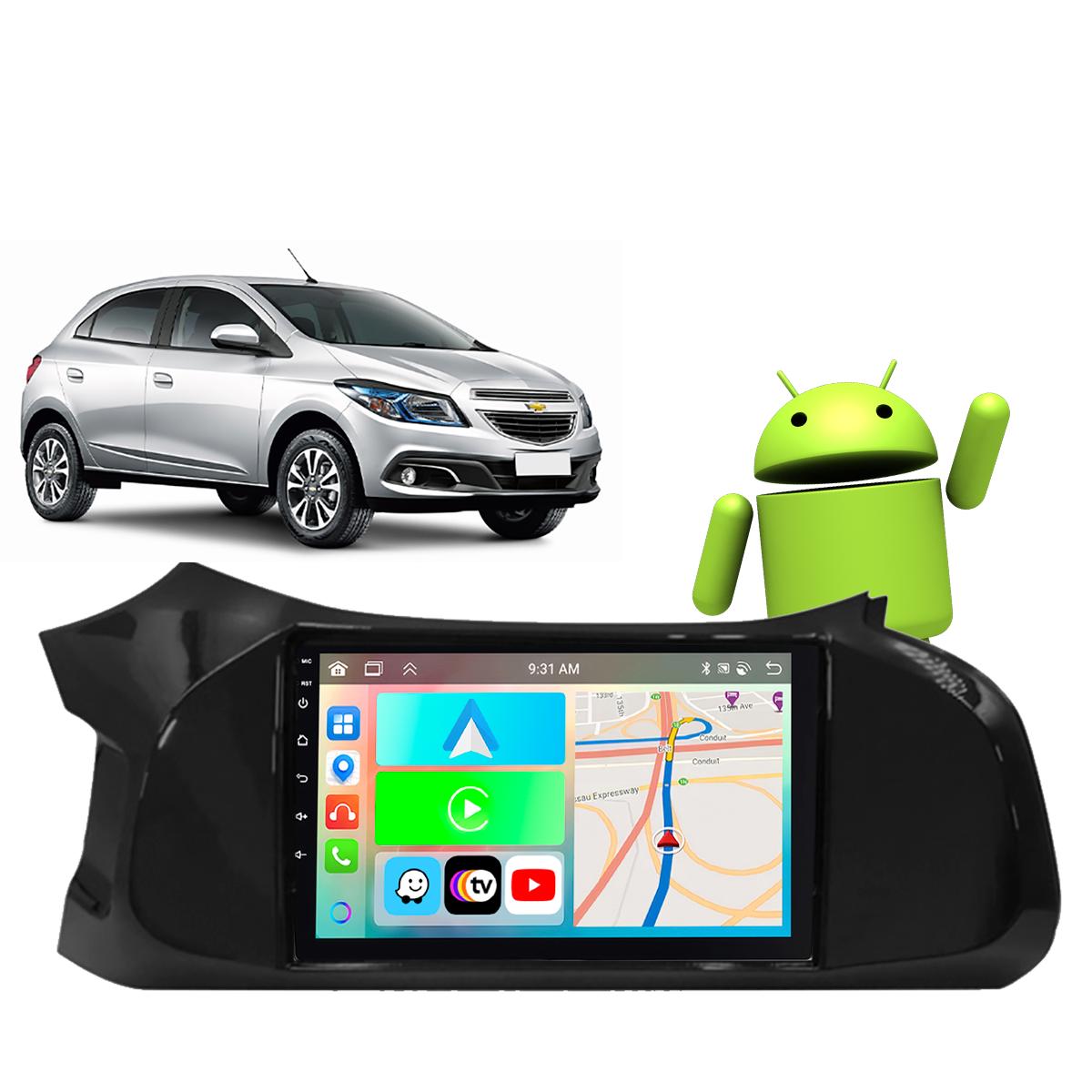 Kit Multimídia Android 9" Polegadas 2/32GB Onix Prisma 2013-2019 - Ecarshop