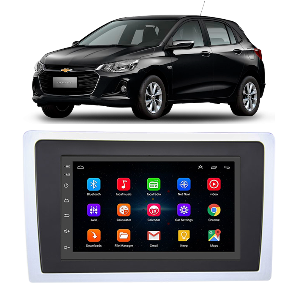 Kit Central Multimídia Android Onix 2020-2024 - Ecarshop