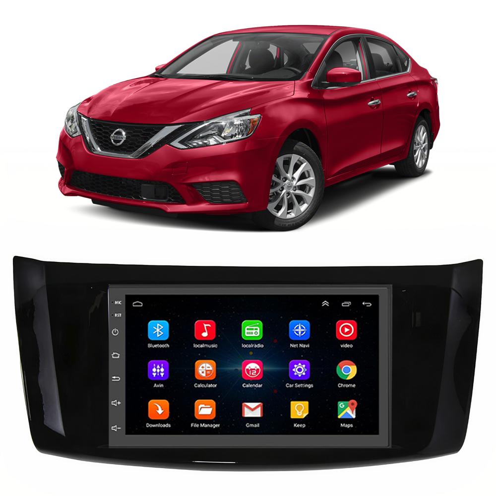 Kit Central Multimídia Android Nissan Sentra (2014-2020) GPS TV ONLINE ...