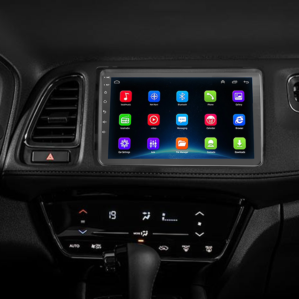 Kit Multimídia Android 9" Honda HR-V 2015 2016 2017 2018 2019 2020 - Ecarshop