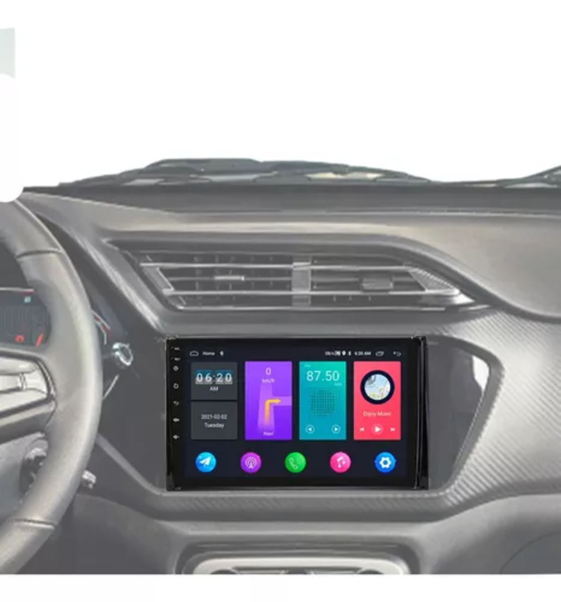 Kit Central Multimídia Android 9" Chery Tiggo 2 2019-2022 GPS TV BT - Ecarshop