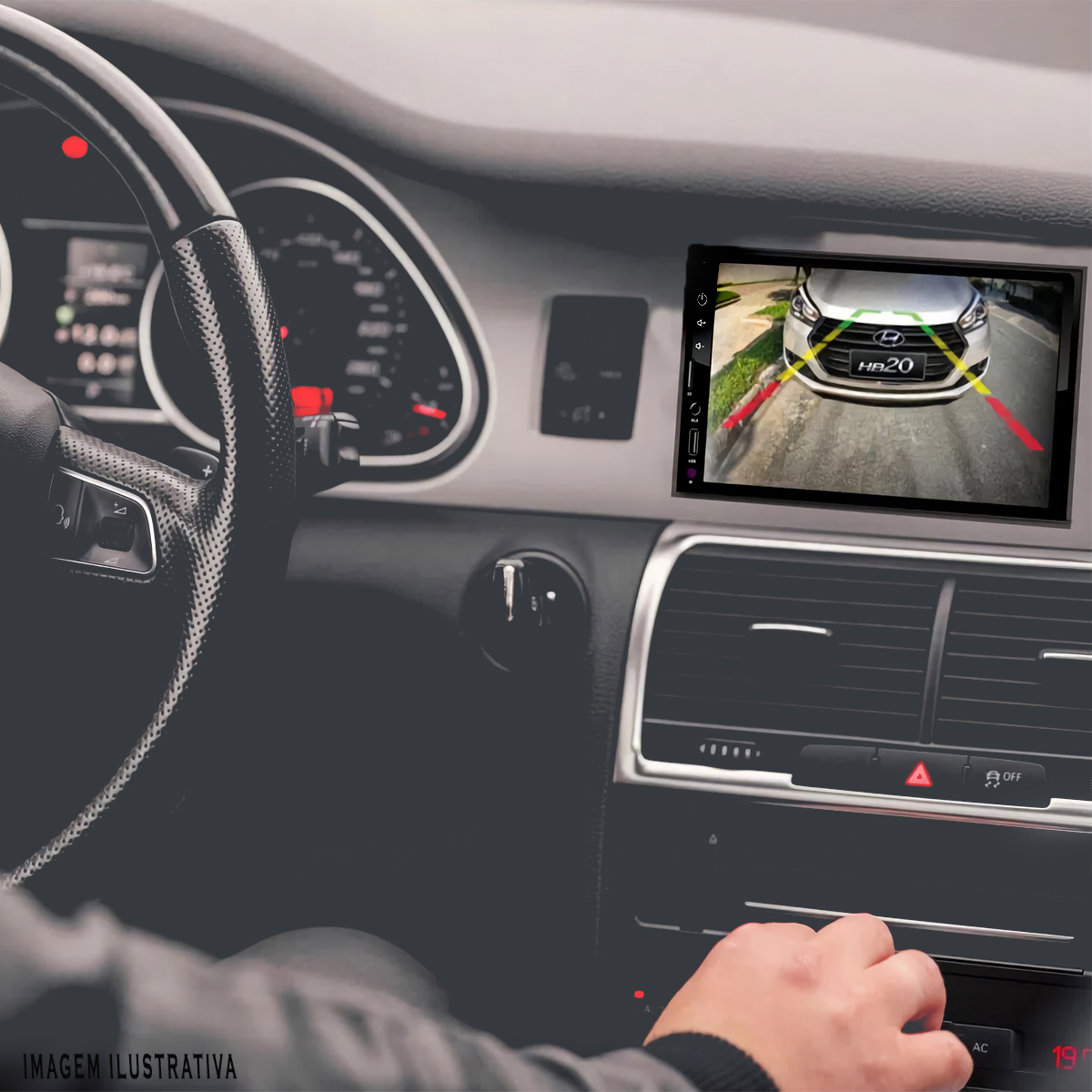 Central Multimídia MP5 Honda CRV 2012-2016 + Moldura 2 Din e Câmera ...