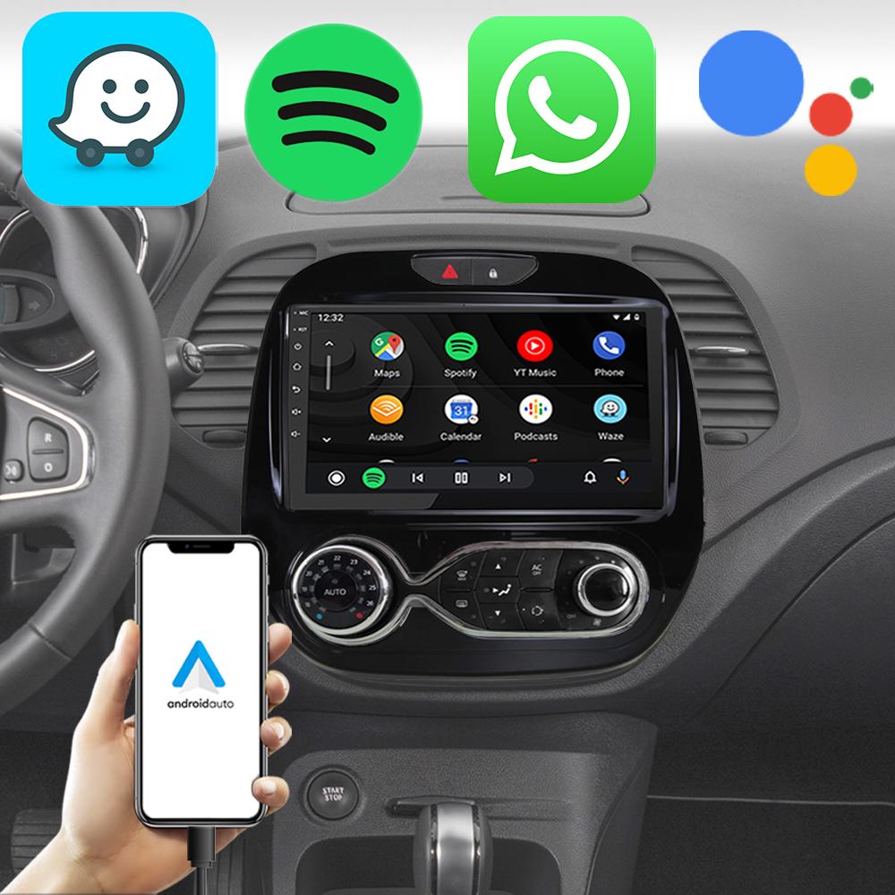 Central Multimídia Android Renault Captur 2017 2018 2022 - Ecarshop