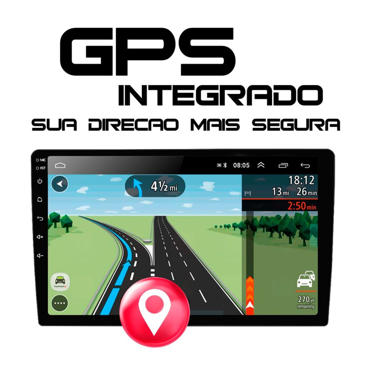 Kit Central Multimídia Android 9" Polegadas Volkswagen Jetta 2012-2017 ...